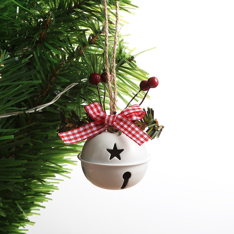 3 Christmas Bell Ornaments Jingle Bell Christmas Decoration - Etsy
