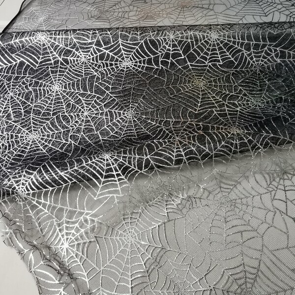 Halloween Spider Web Fabric - Etsy