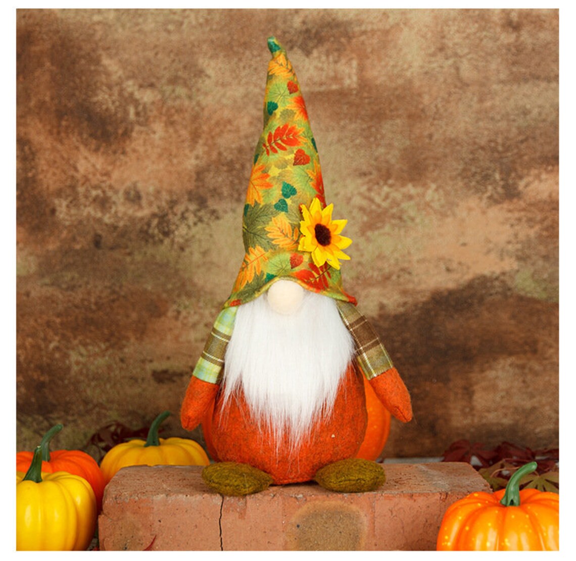 Pumpkin Plaid Doll Thanksgiving Gnome Halloween Gnomes | Etsy