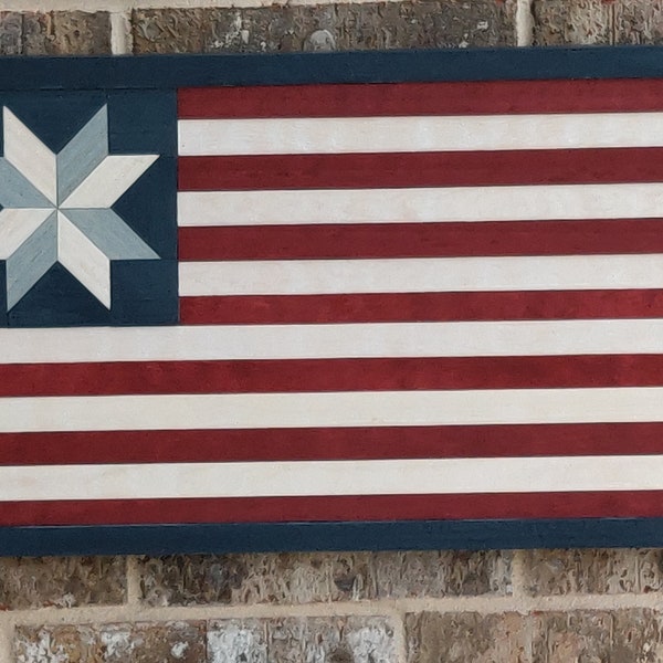 Barn Quilt Flag - Etsy