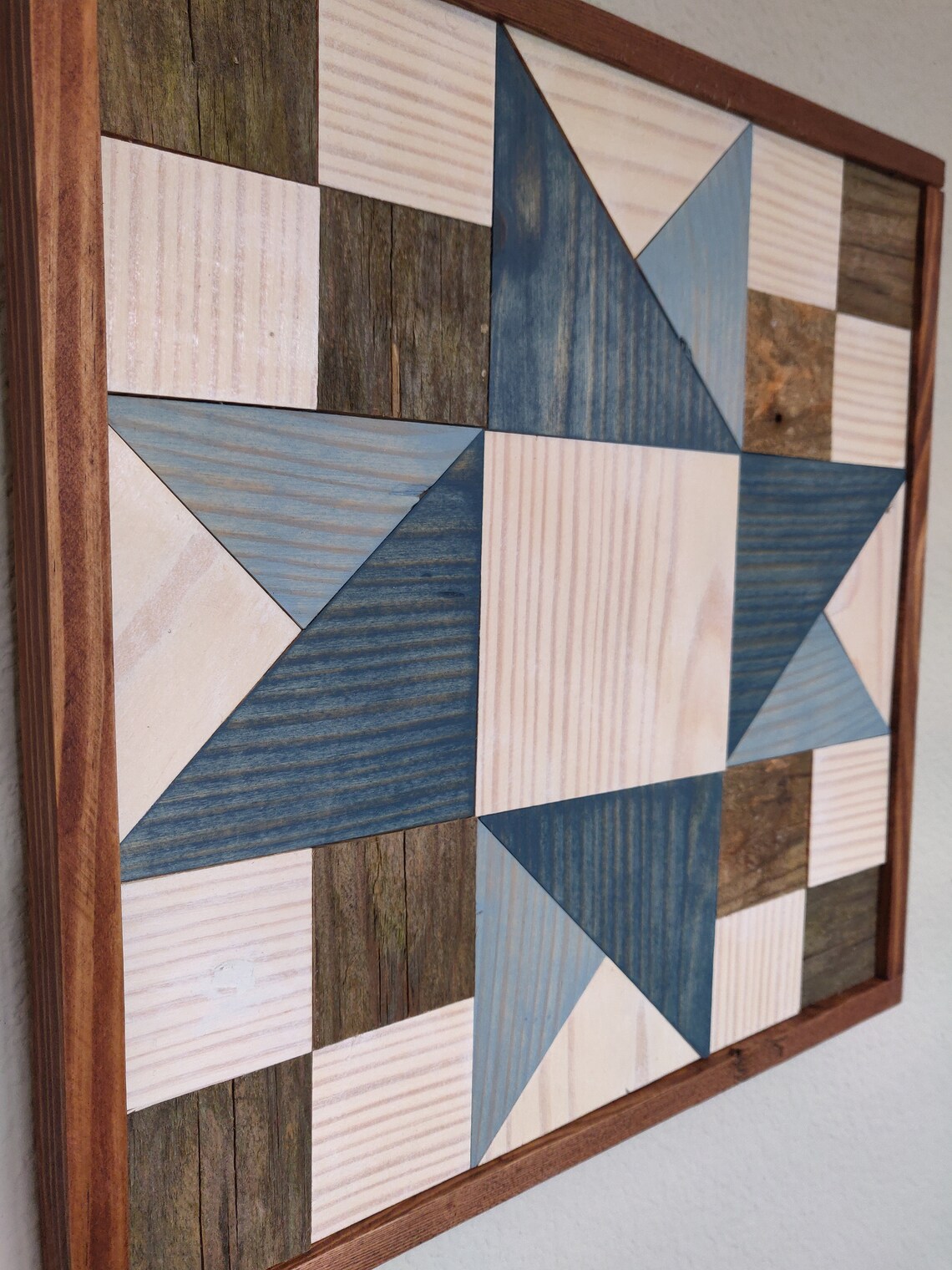 Friendship Star Wooden Quilt Square Reclaimed Wood Barn - Etsy