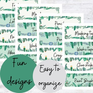 Jungle Classroom Decor Printable Digital Download - Etsy
