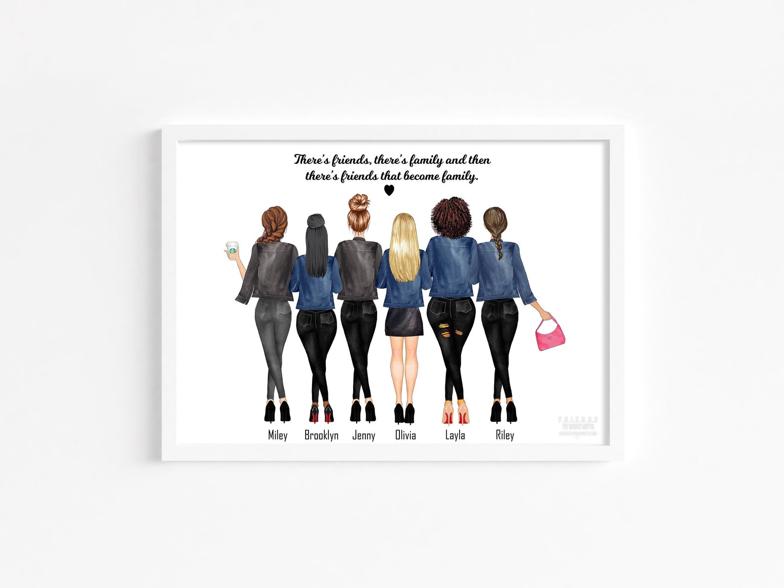 Customization Gifts for A Group of Friends Group of Friends | Etsy UK