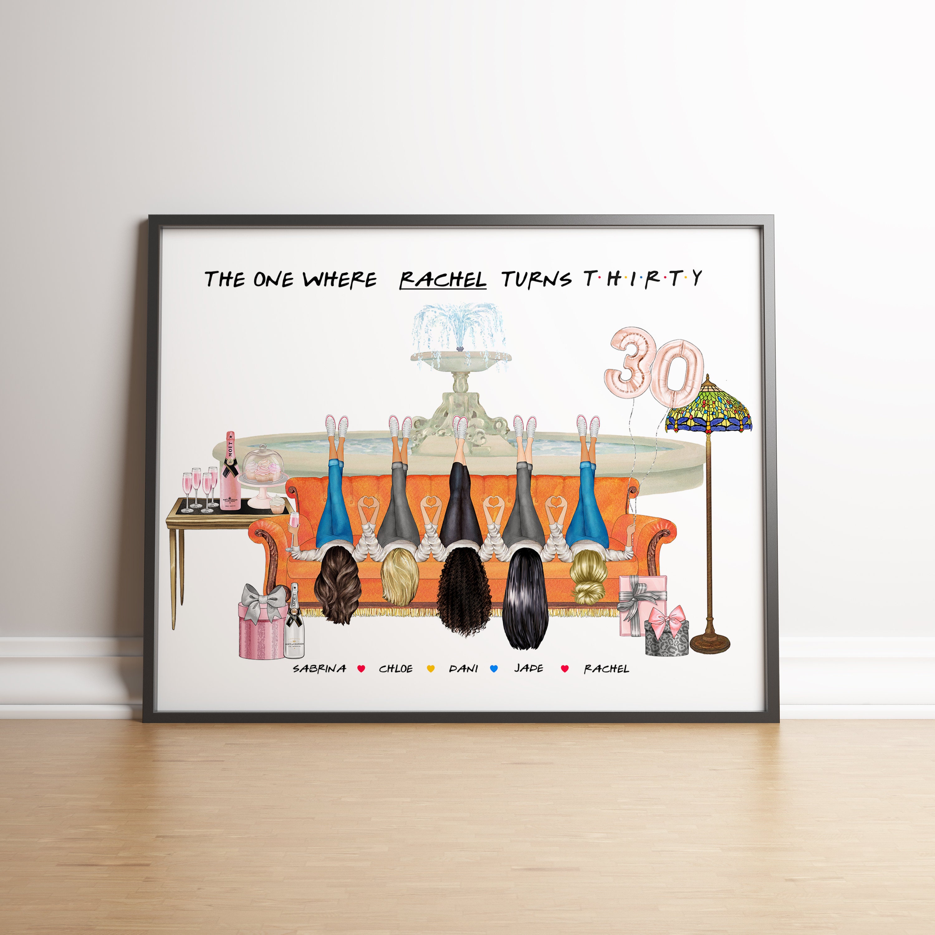 Friends The One Where Rachel Turns 30 Friends TVShow Gifts | Etsy