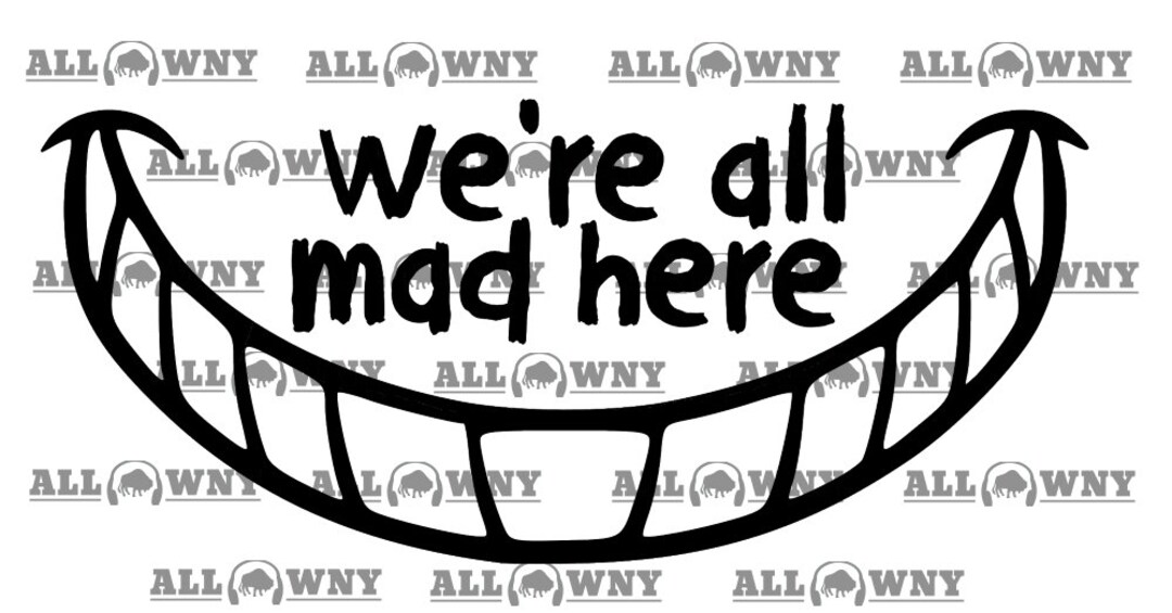 Cheshire Cat Facemask SVG - Etsy