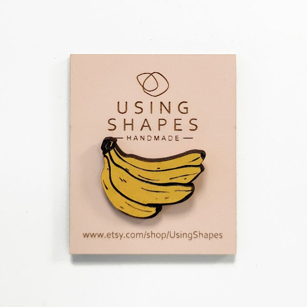 Banana Pin - Etsy