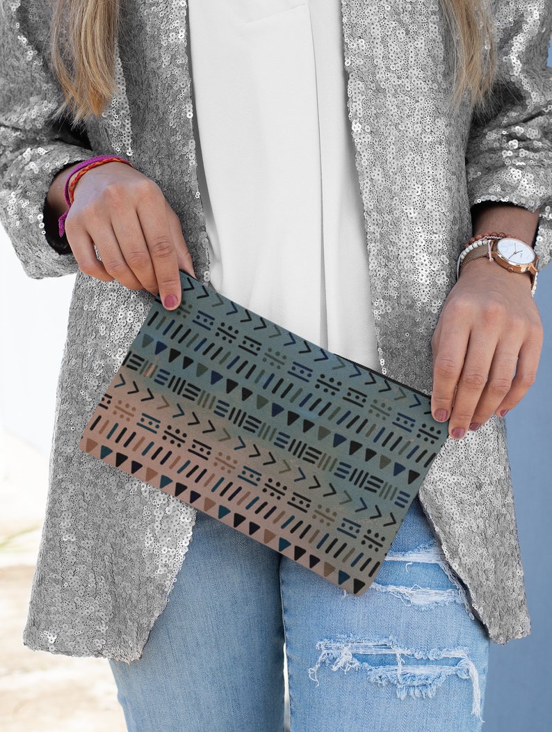 Tribal Ethnic Pouch Native American Pouch Geometric Pouch - Etsy