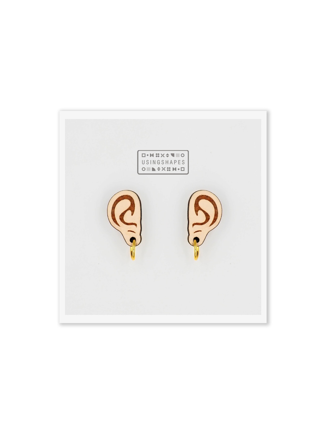 Human Ears With Earrings Stud Earrings, Ears for Your Ears, Human Ear ...
