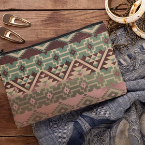 Tribal Ethnic Pouch Native American Pouch Geometric Pouch - Etsy
