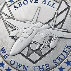 USAF Military Challenge Coin First Sergeant Diamond Note Air Force ...