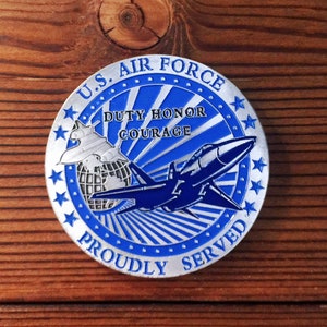 USAF Military Challenge Coin First Sergeant Diamond Note Air Force ...