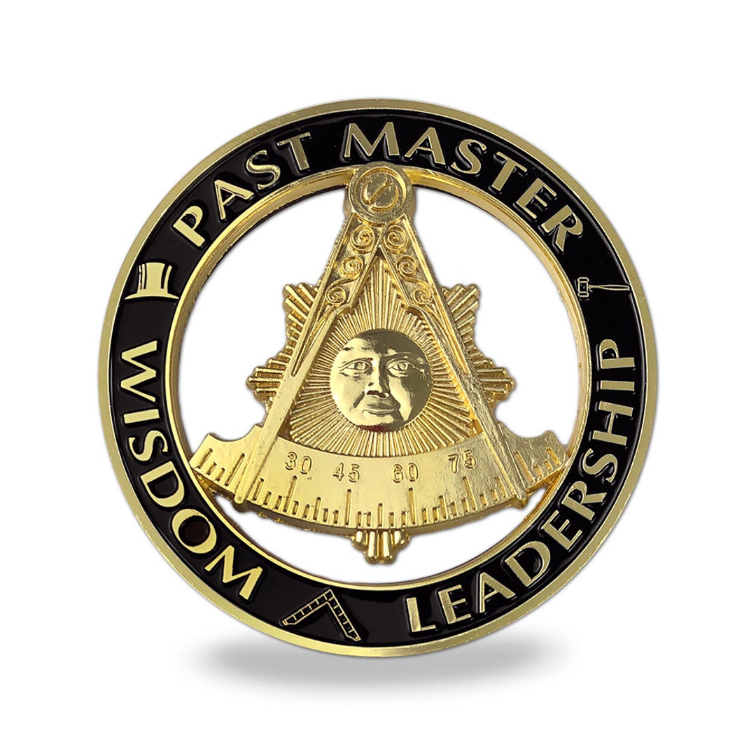 Masonic Past Master Auto Emblem Car Bumper Decal - Etsy