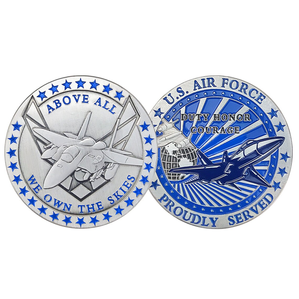 USAF Military Challenge Coin First Sergeant Diamond Note Air - Etsy