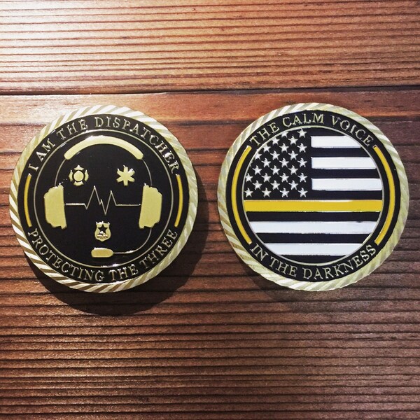 Challenge Coin Gold Line - Etsy
