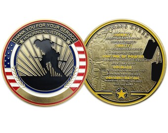 Thank You Challenge Coin - Etsy