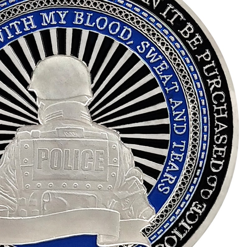 Law Enforcement Challenge Coin God Will Judge Our Enemies - Etsy