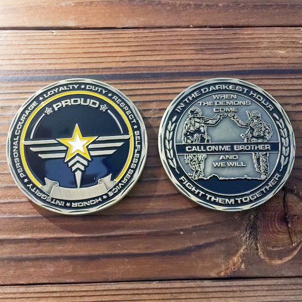 Army Fist Coin Display - Etsy