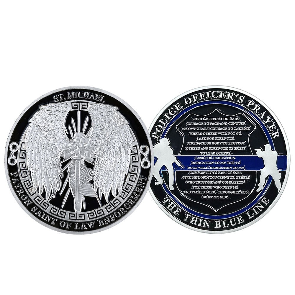 Police Officer Prayer Coin - Etsy
