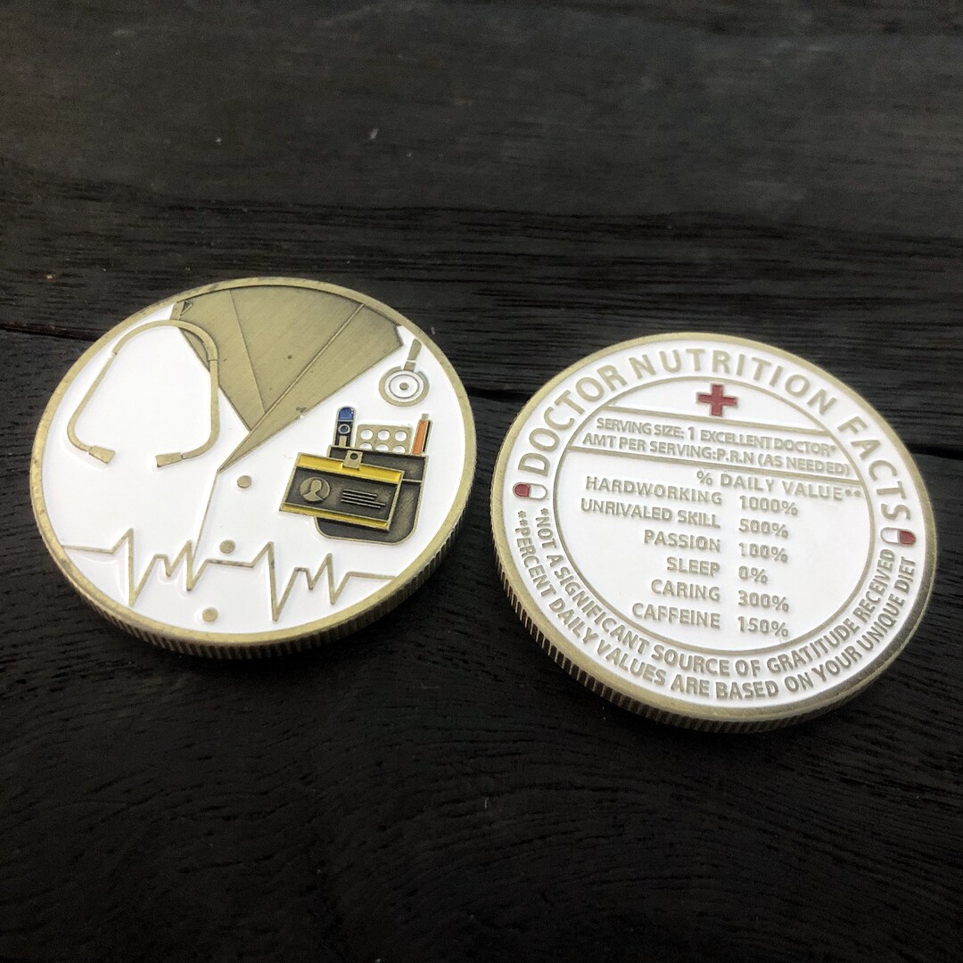 Thank You Doctor Challenge Coin Collectible Gift for EMT - Etsy