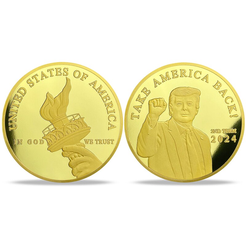 Trump 2024 Gold Coin - Etsy