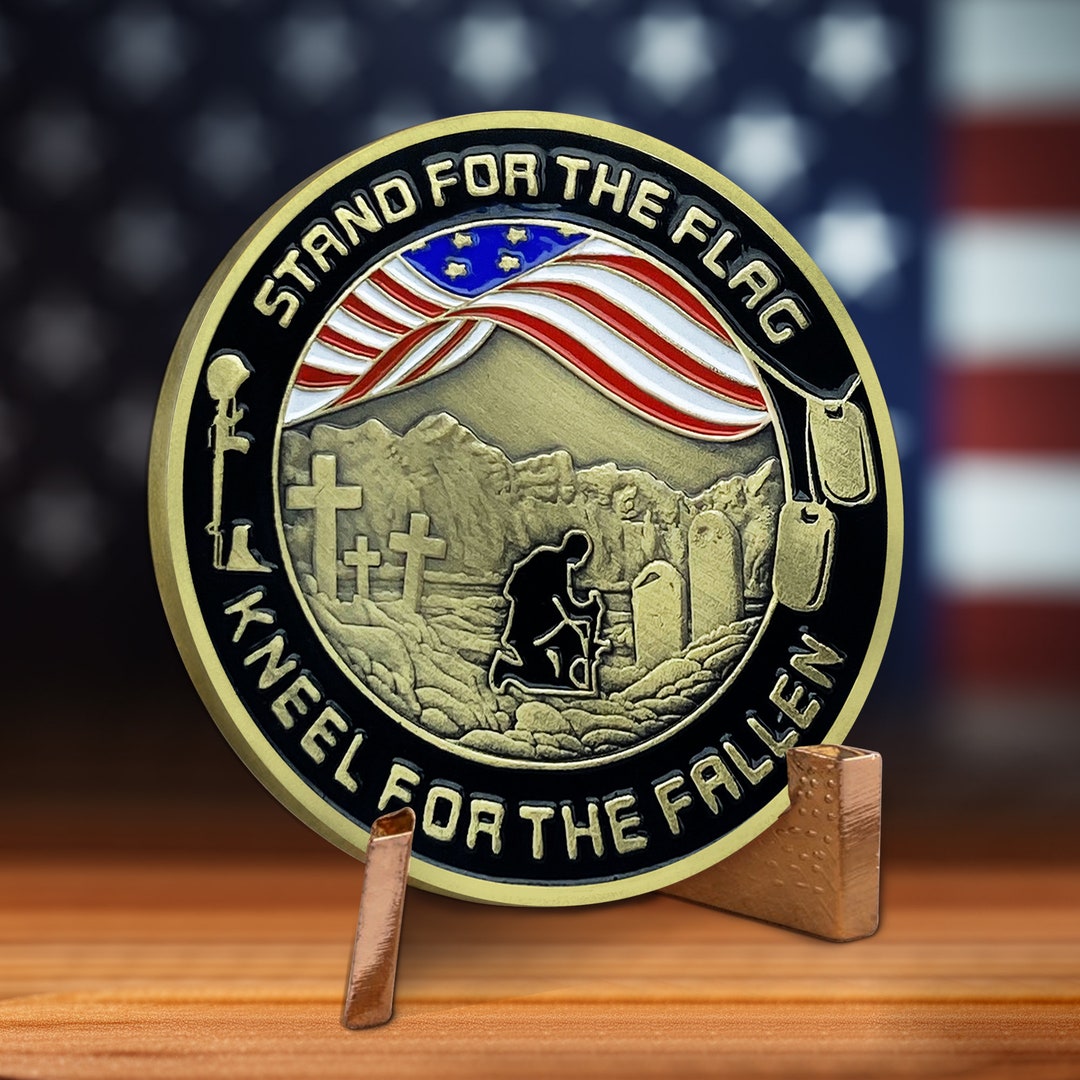 Fallen Soldier Challenge Coin Military Commemorative Coin Veteran Honor ...
