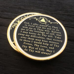 Personalized Time Tree of Life Recovery Coin Gift Celebration Sobriety ...