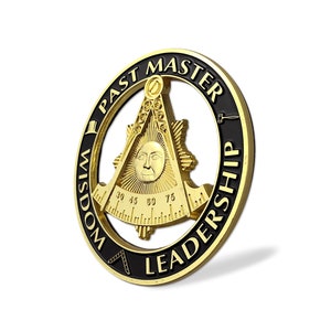 Masonic Past Master Auto Emblem Car Bumper Decal - Etsy