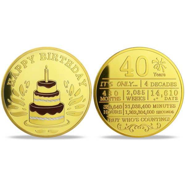 Happy Birthday Silver Coins - Etsy