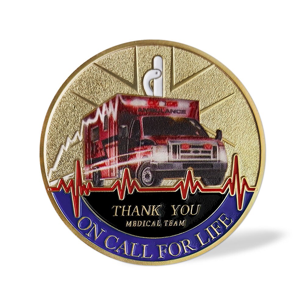 EMS Challenge Coin Paramedic Prayer Collectible Emergency | Etsy