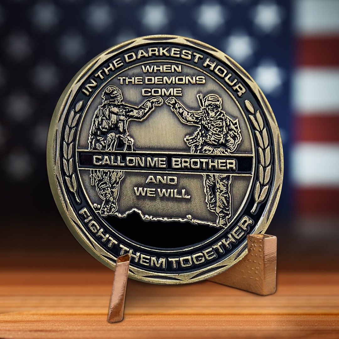 Army Bro-fist Challenge Coin Soldier Fist Bump Bronze Military ...