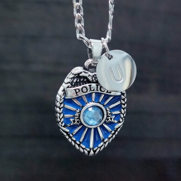 Police Badge Necklace - Etsy