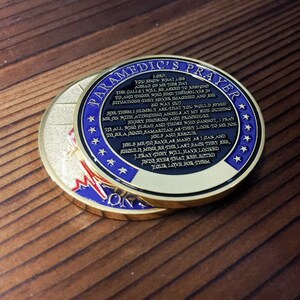 EMS Challenge Coin Paramedic Prayer Emergency First Aid Worker ...