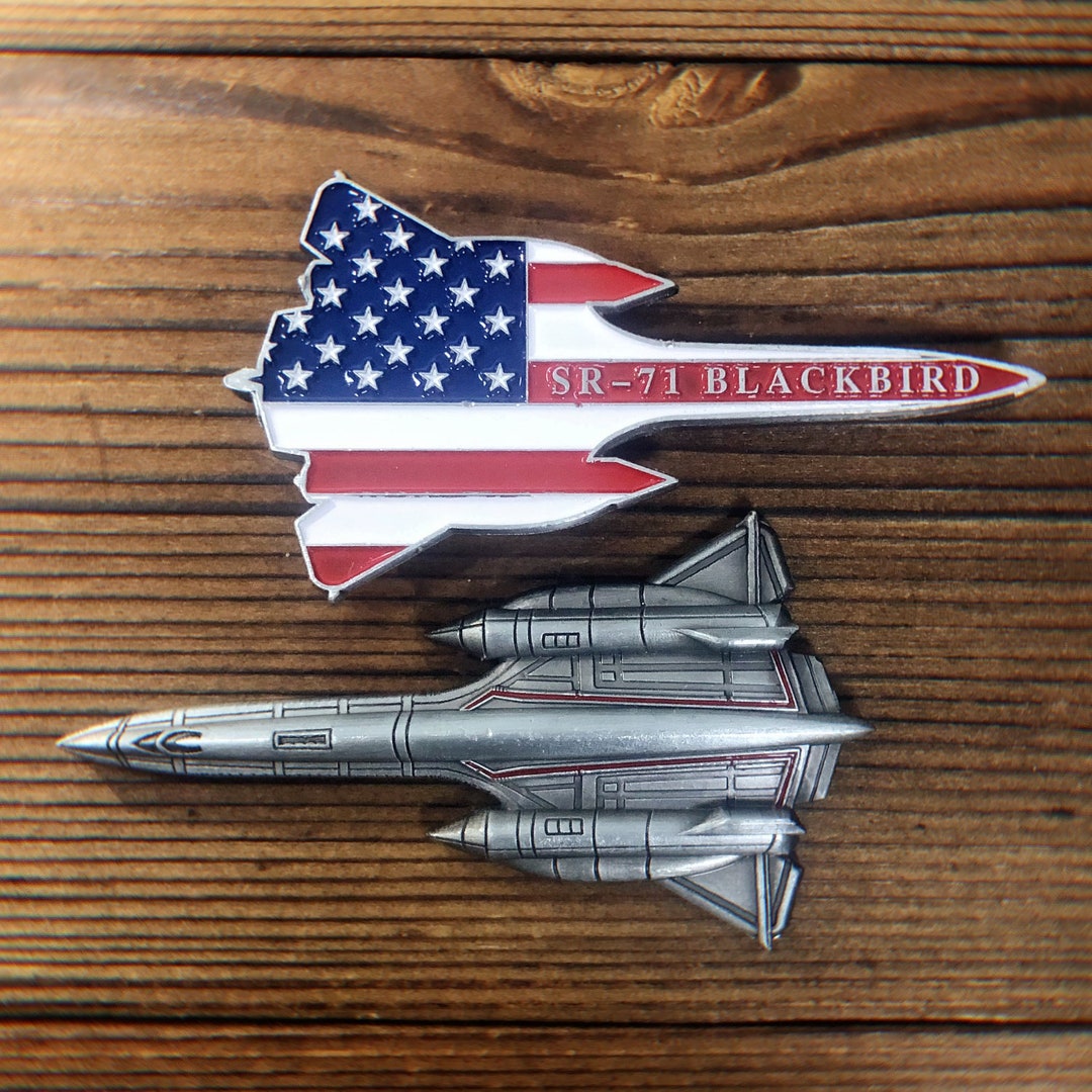 USAF SR-71 Surveillance Challenge Coin Military Aircraft Collectible ...