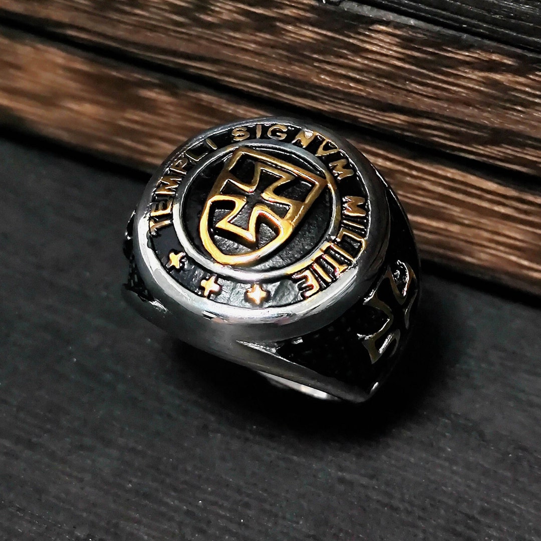 Knights Templar Ring Templar Cross Ring Chivalry & Brotherhood ...