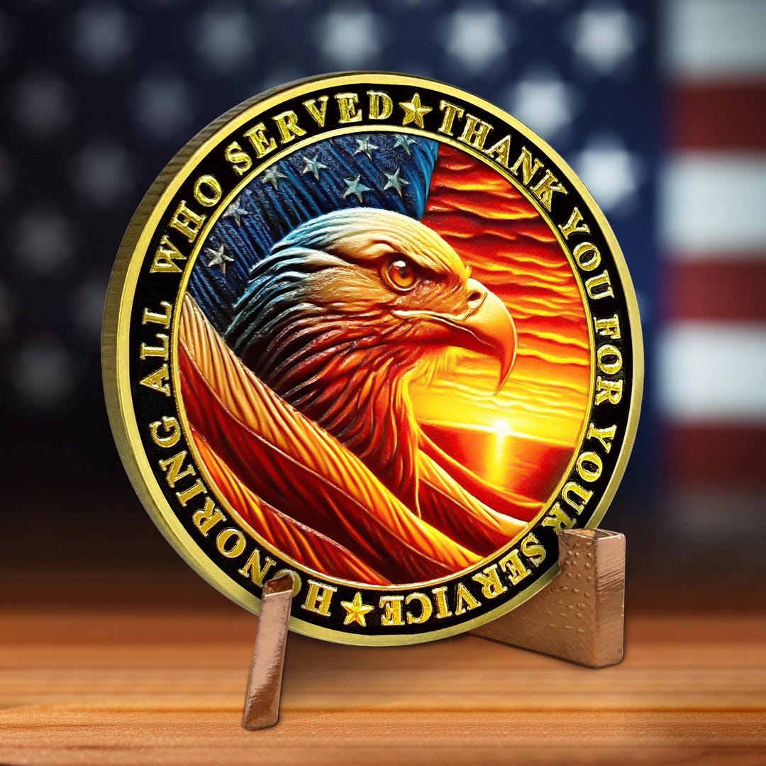 Military Challenge Coin - Bulk Veterans Soldiers Thank You Gifts ...