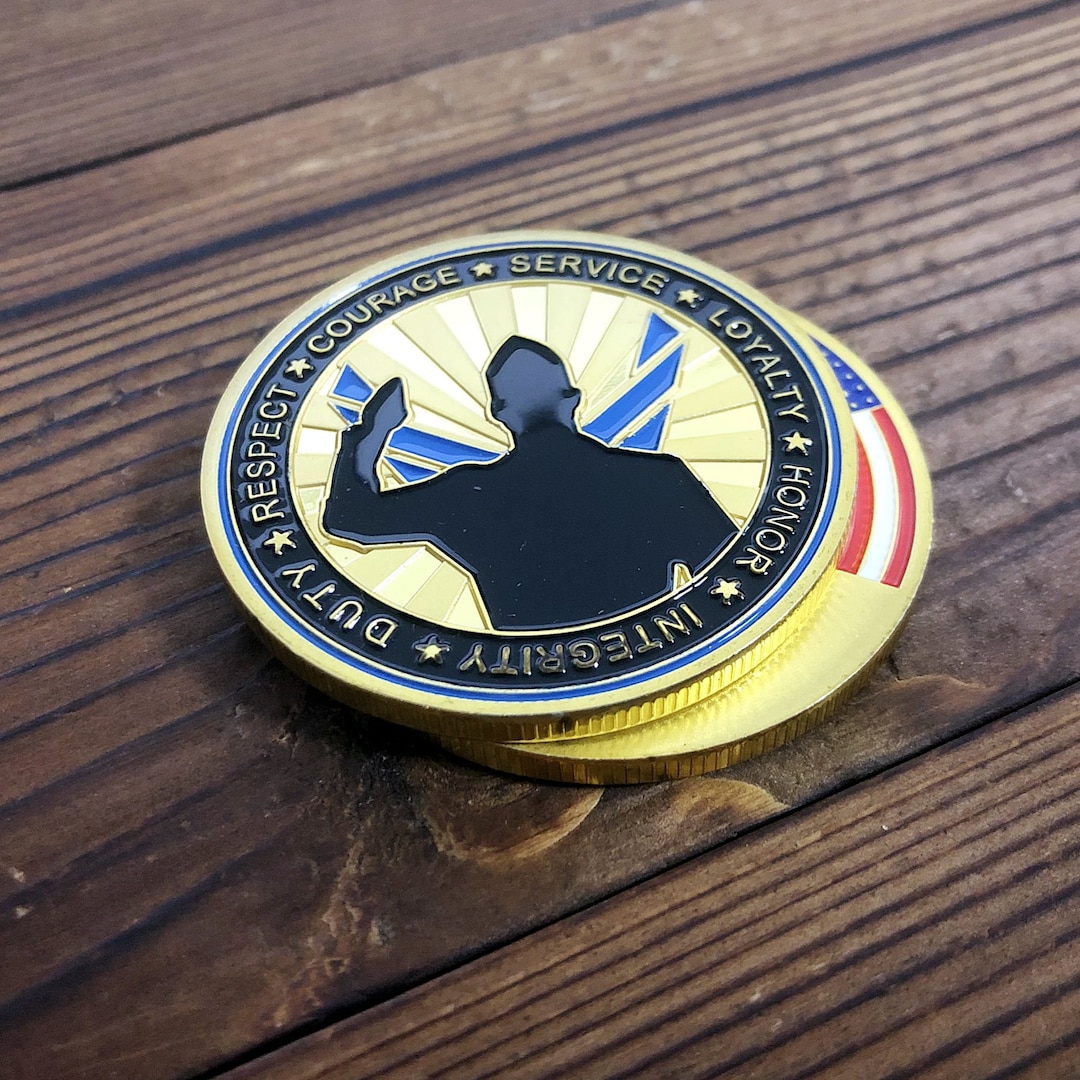 Air Force Oath Challenge Coin Salutes Military Prayer - Etsy