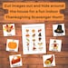 Thanksgiving Scavenger Hunt for Kids, Thanksgiving Activity ...