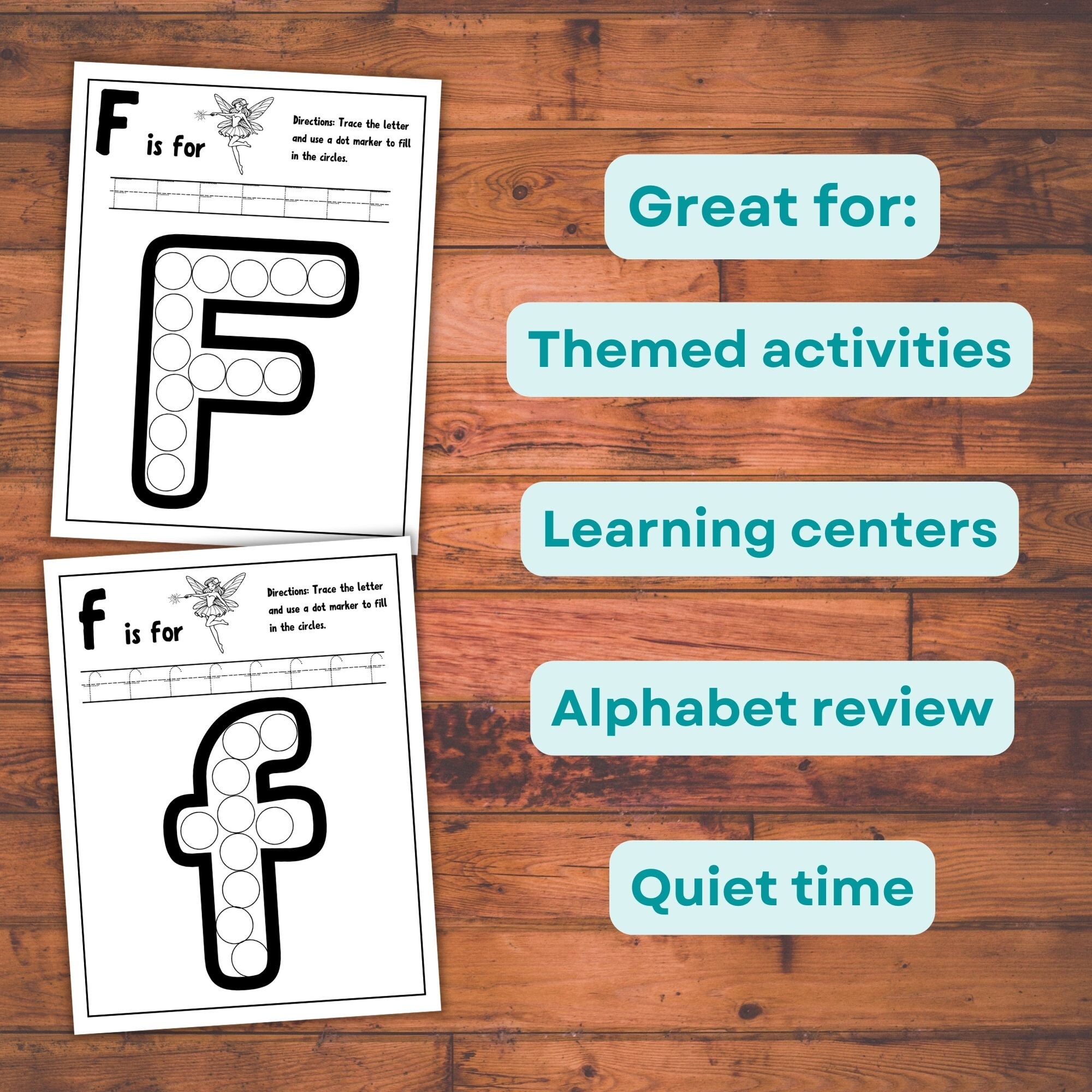 Alphabet Dot Marker Worksheets, Homeschool Printable, Printable ...