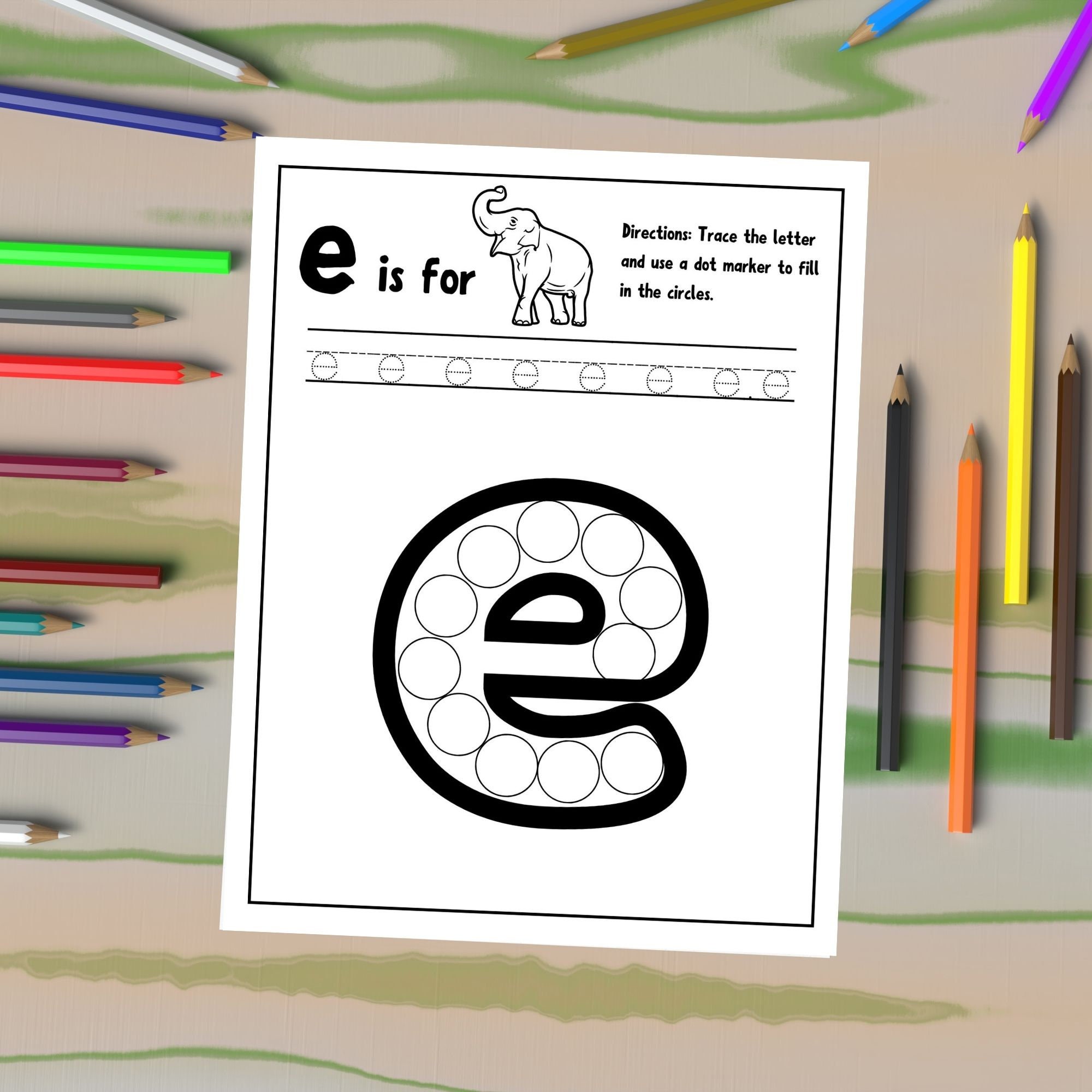 Alphabet Dot Marker Worksheets, Homeschool Printable, Printable ...