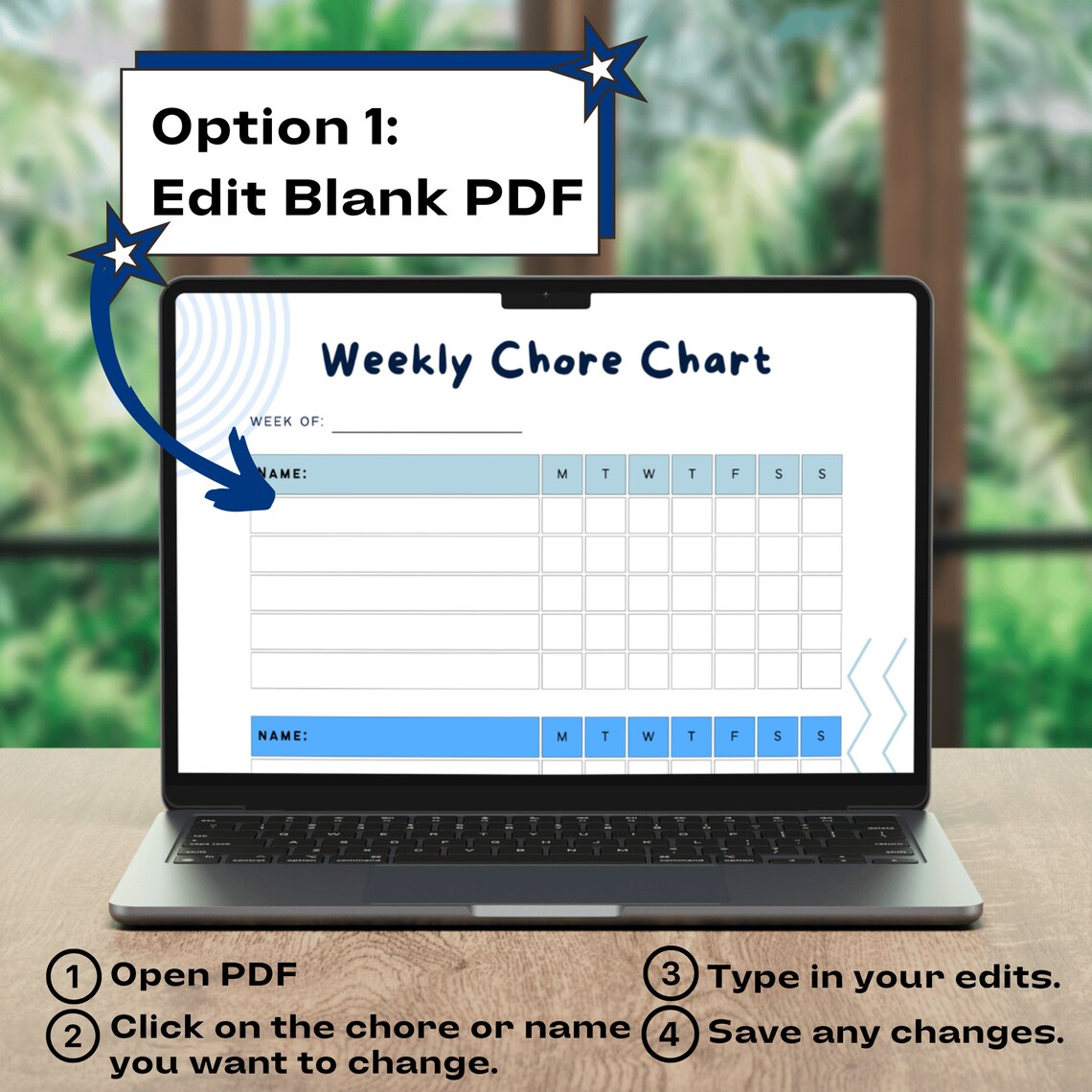 Chore Chart for 3 Kids: Weekly Family Checklist (printable PDF) - Etsy