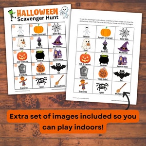Halloween Scavenger Hunt for Kids, Halloween Activity, Halloween ...