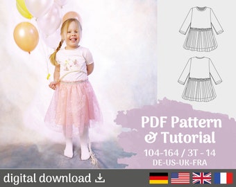 Tulle Dress Sewing Pattern | Etsy