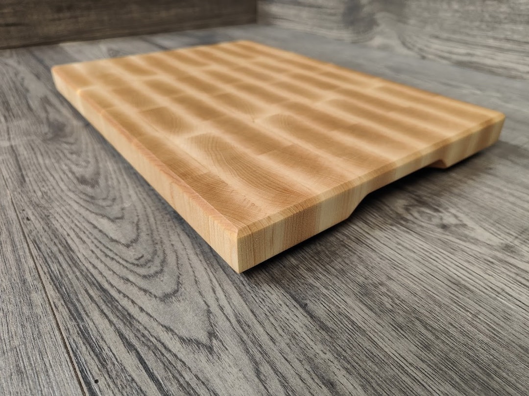 End Grain Maple Slimline Chopping Board 400mm X 300mm X 30mm - Etsy