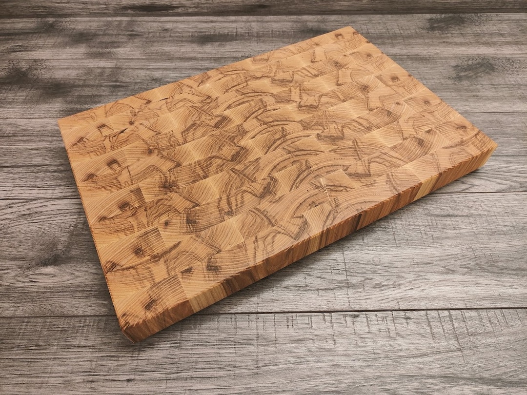 Custom End Grain White Ash Chopping Board - Etsy