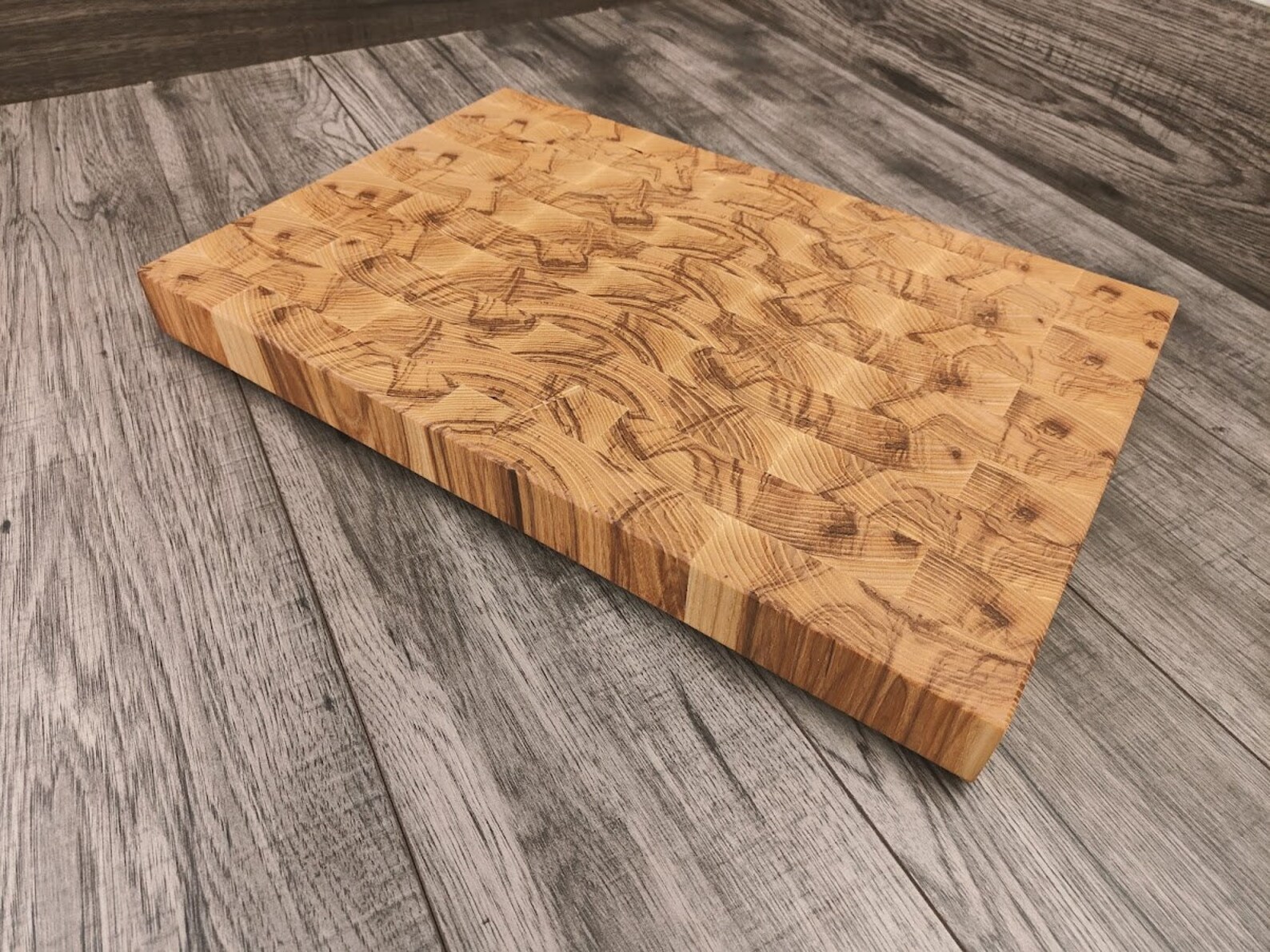 Custom End Grain White Ash Chopping Board - Etsy