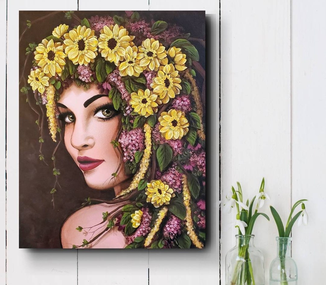 Soraya by Juju Bartush, Original Art, 16x20 Acrylic on Canvas - Etsy