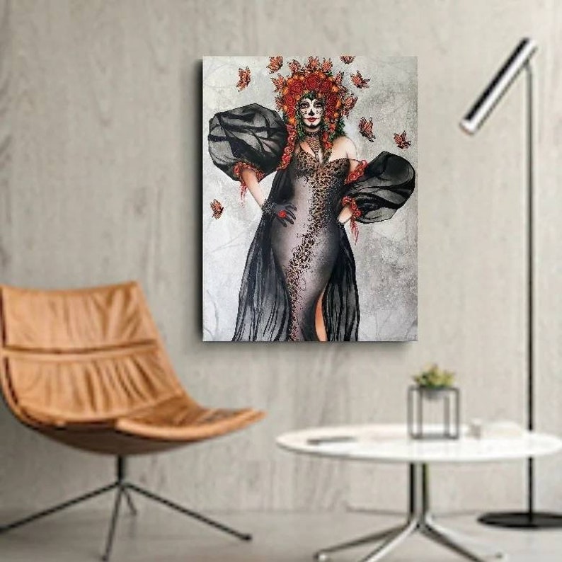 Dia De Los Muertos, Celebration, by Juju Bartush, Original Art, 30x40 ...