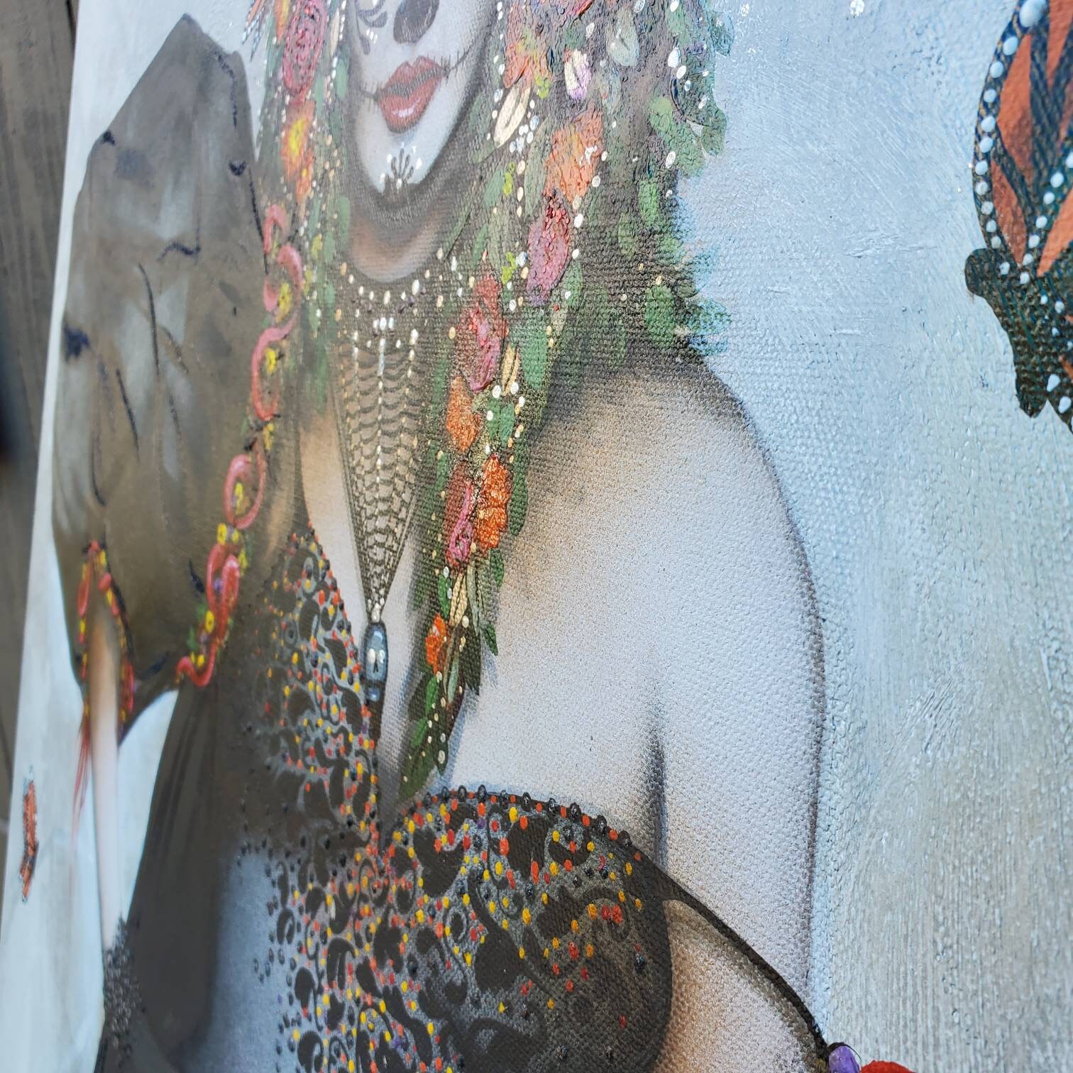 Dia De Los Muertos Celebration by Juju Bartush Original - Etsy