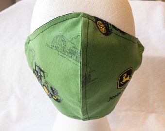 John Deere Face Mask | Etsy