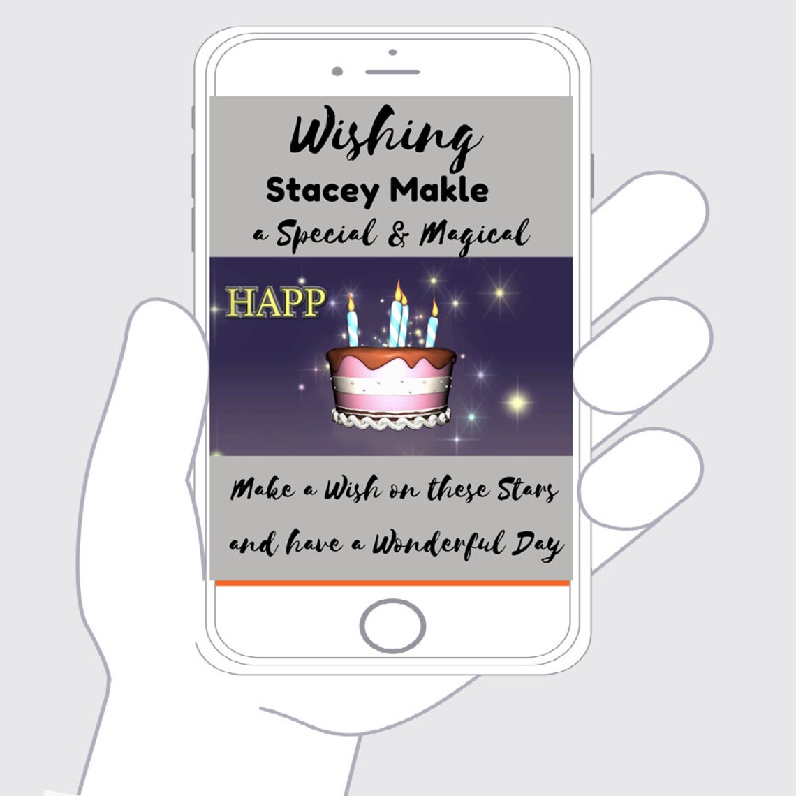 Virtual Video Happy Birthday Card Download - Digital T- Notes - Magical ...